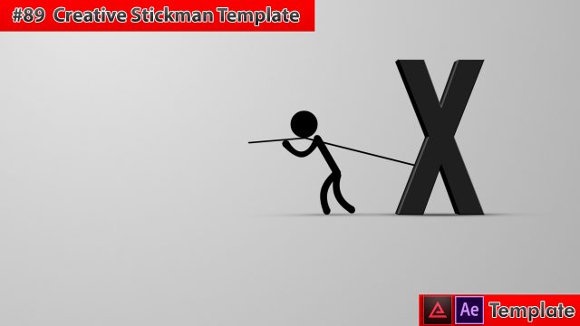 #89 Creative Stickman Figure Template for After Effects – EnzeeFX