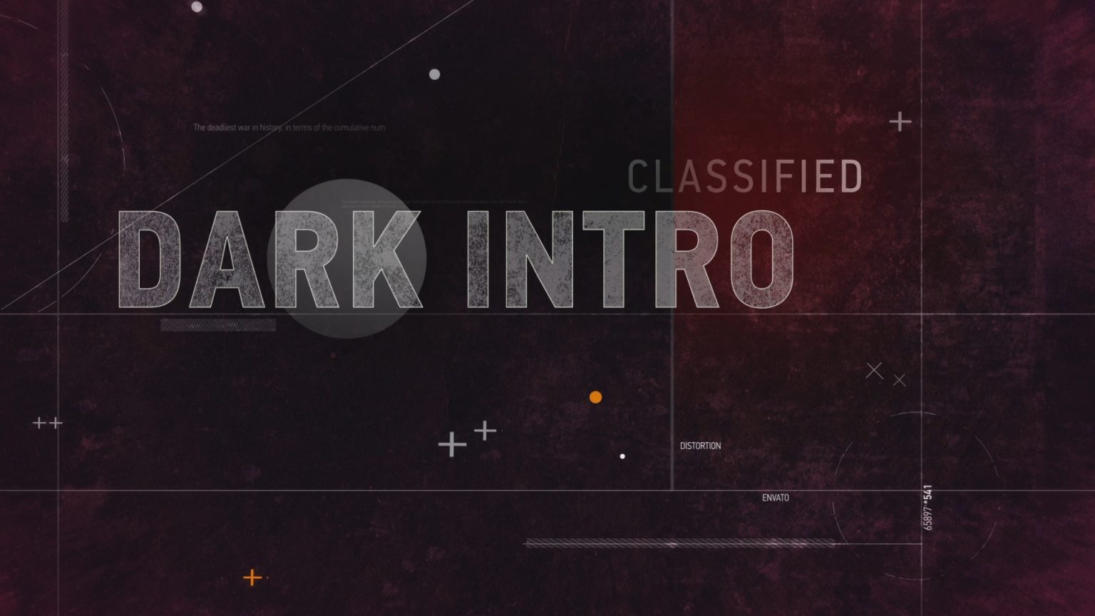 #449 Dark Intro Template for After Effects – EnzeeFX