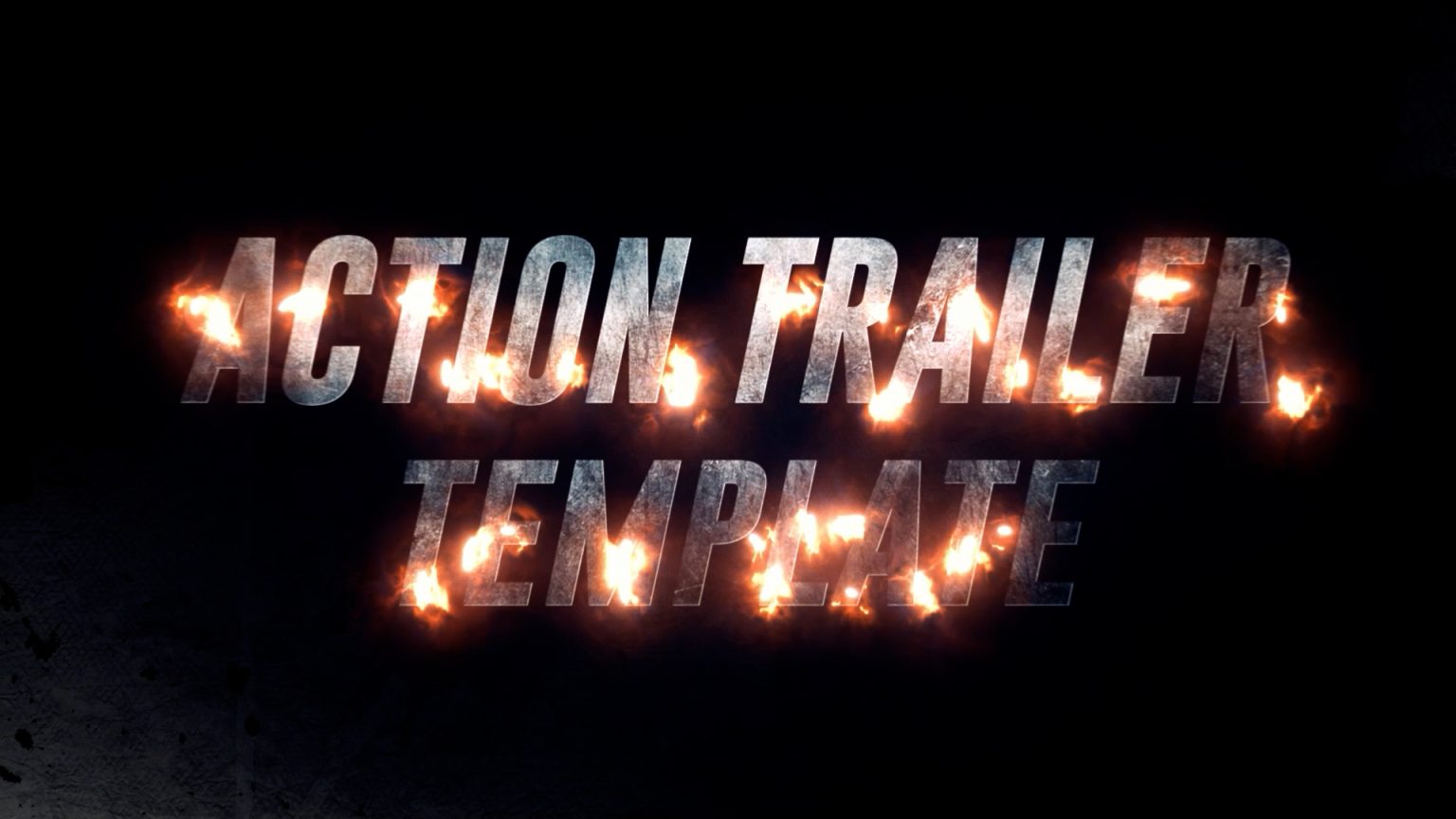 Cinematic Action Trailer Titles Template – EnzeeFX