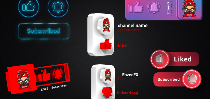 Youtube Subscribe Buttons – EnzeeFX