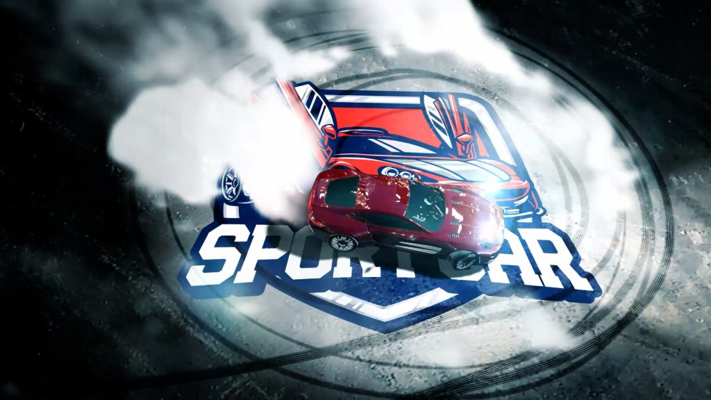 Car drift logo reveal – EnzeeFX