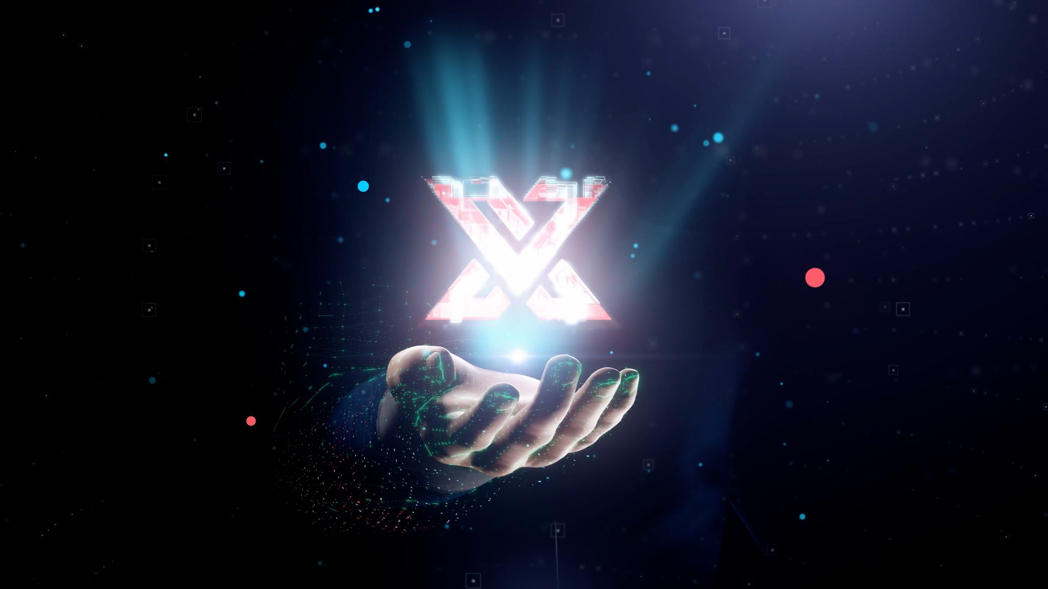 4k Digital Hand Hologram Logo – EnzeeFX