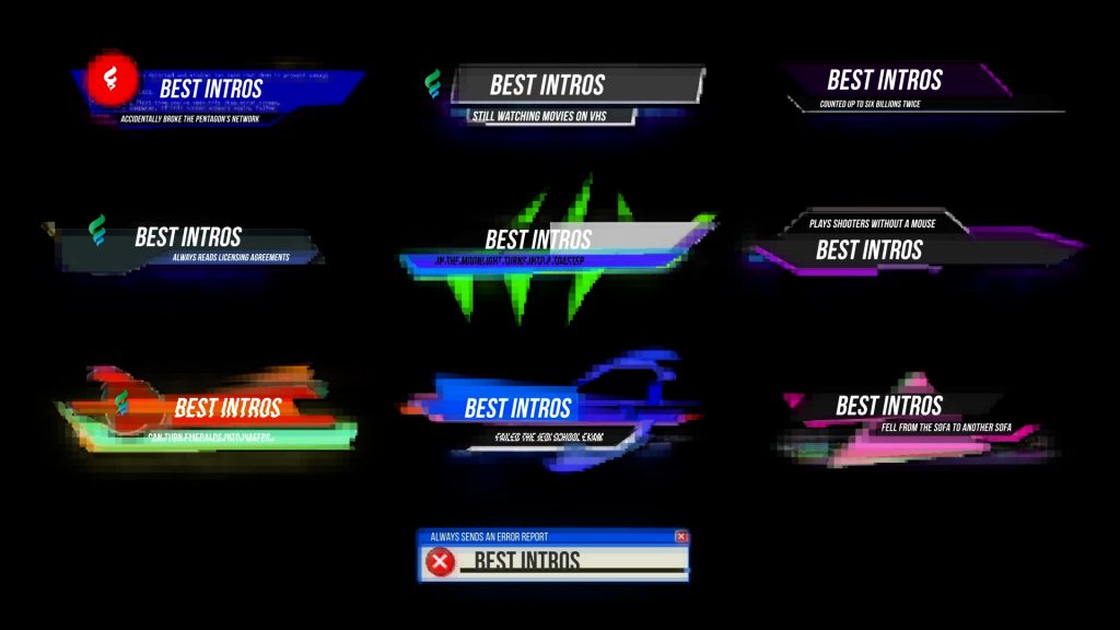 100 Cool Lower Third Templates – EnzeeFX