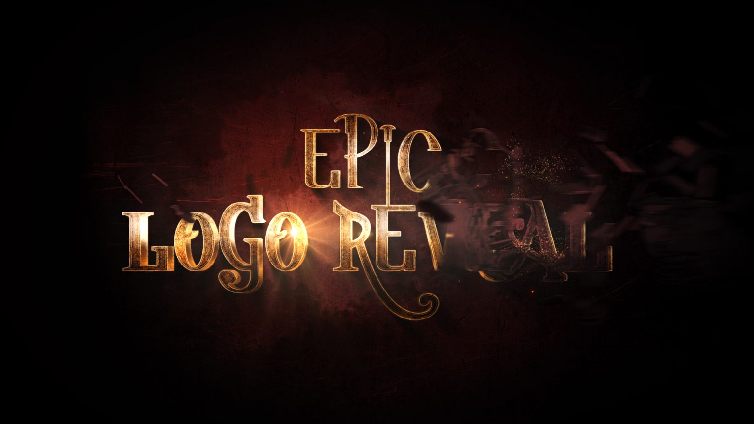 Epic Gold Particles Logo Reveal – EnzeeFX