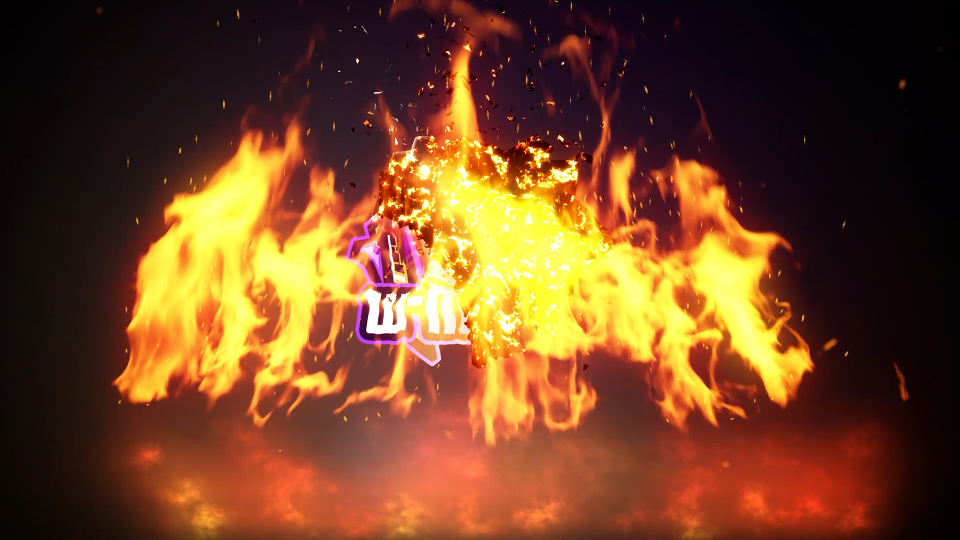 Fire Logo Reveal Intro Enzeefx