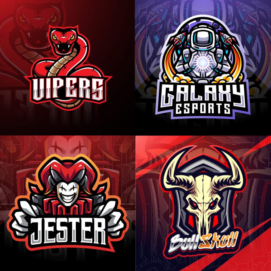 New Gaming Logo Pack Collections 2024 – 1 – EnzeeFX
