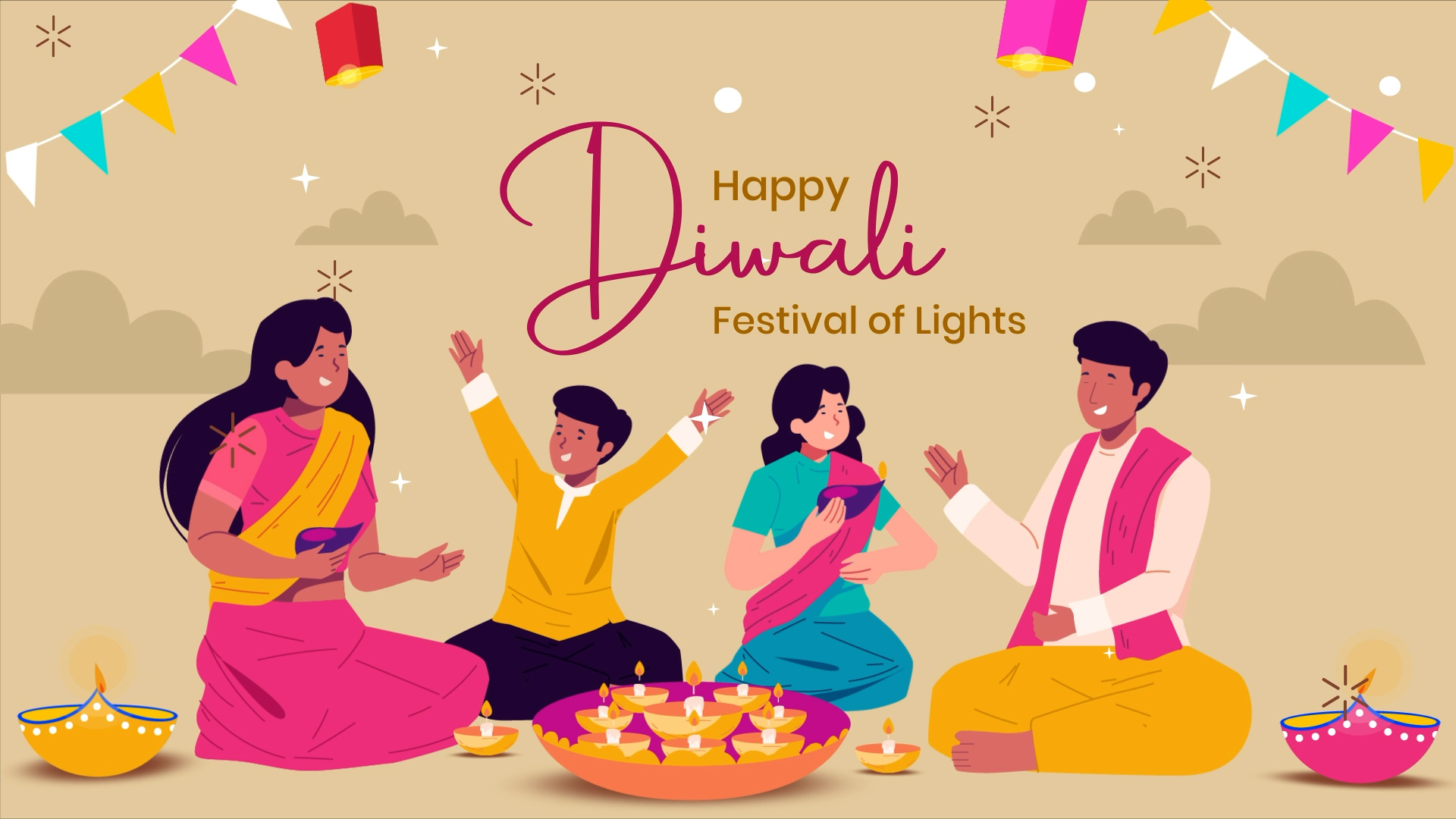 3 Diwali Wishes Template for After Effects – EnzeeFX