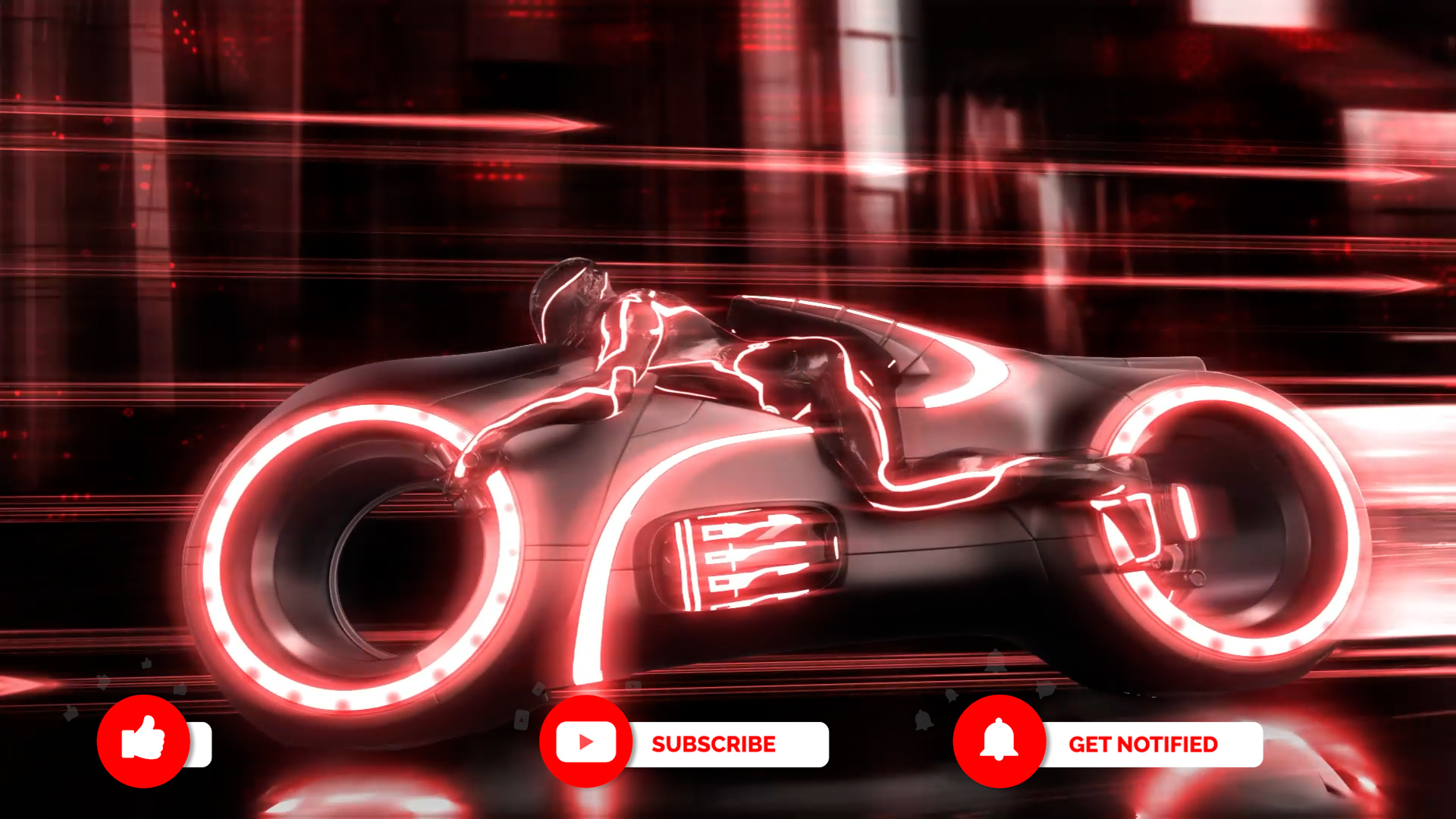 Futuristic Neon Bike Logo Reveal – EnzeeFX